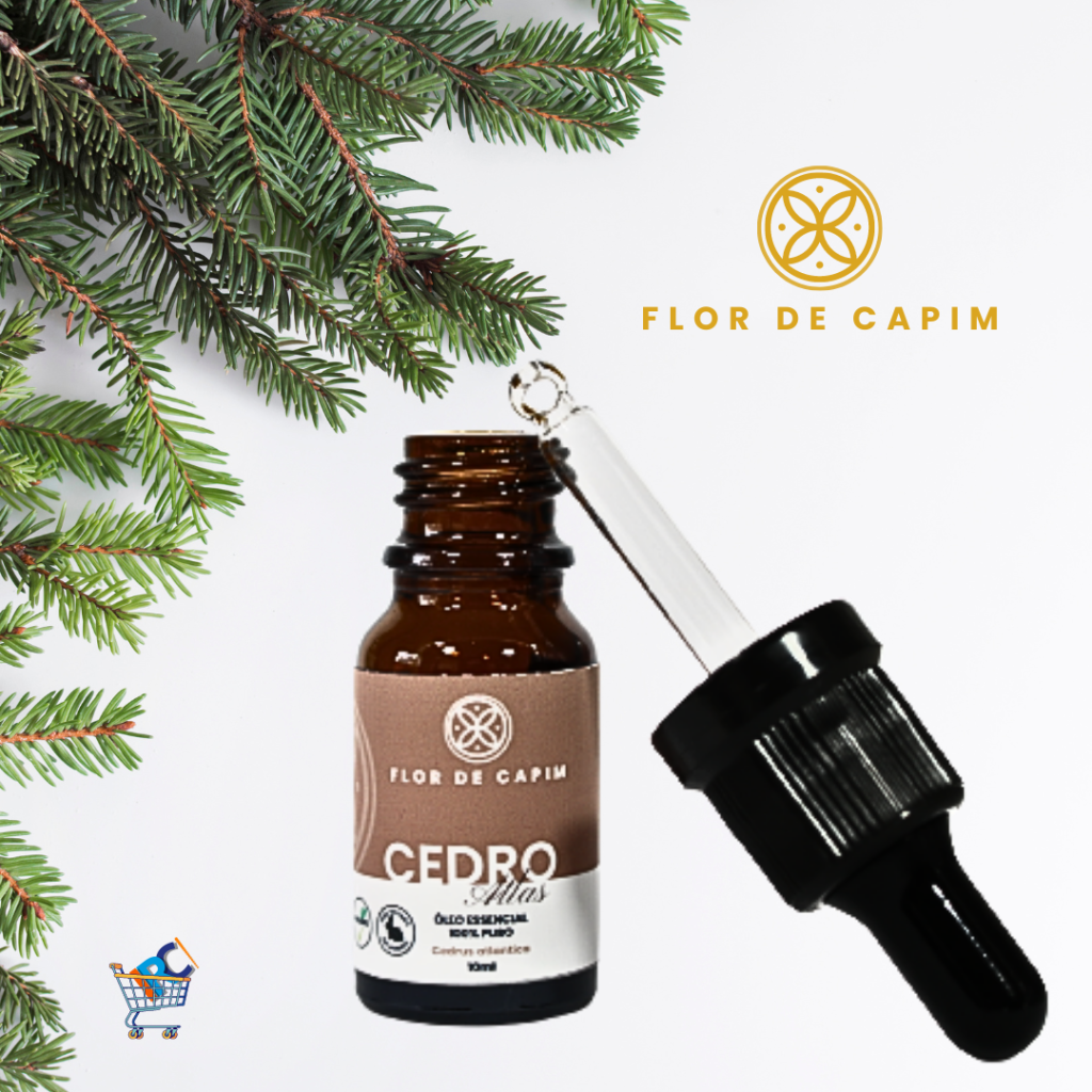 Óleo Essencial de Cedro Atlas - Cedrus atlantica - 10ml | Loja IRC
